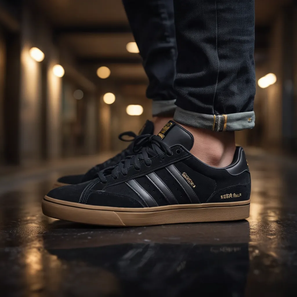 Exploring Adidas Skateboarding Shoes in Black