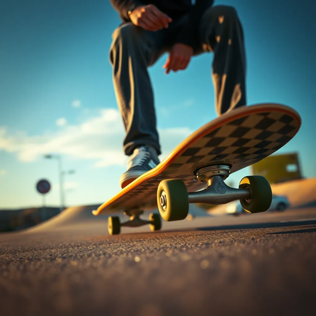 Exploring the Aesthetic and Functional Aspects of Checkered Skateboards