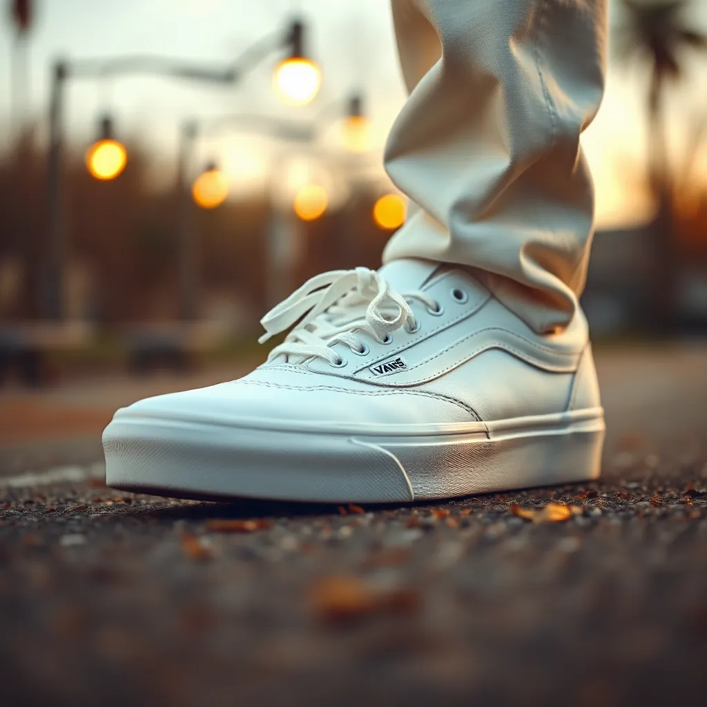 The Allure of All White Vans in Skate Culture