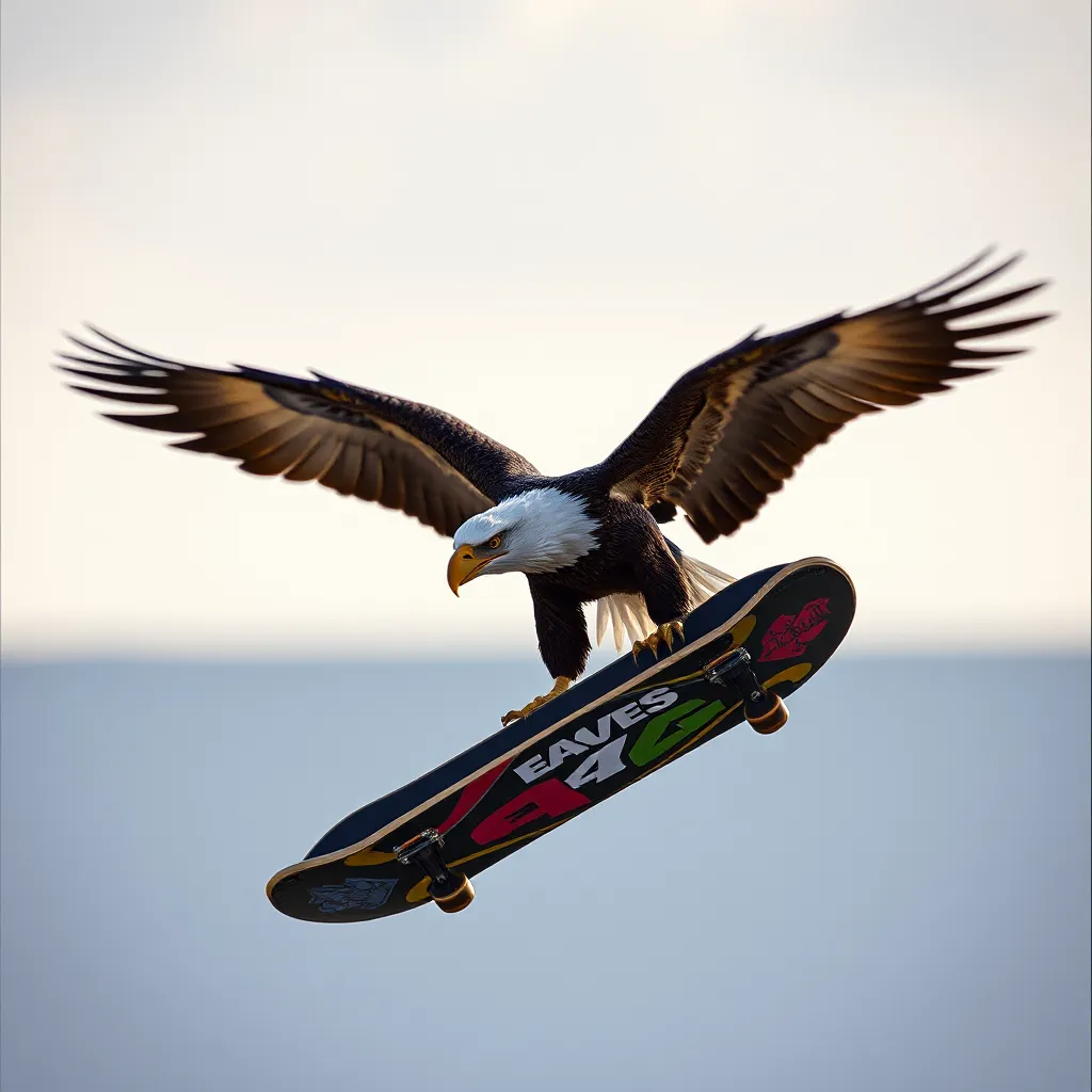 Exploring the Connection Between Eagles, F4 Skateboards, and Raven Skates