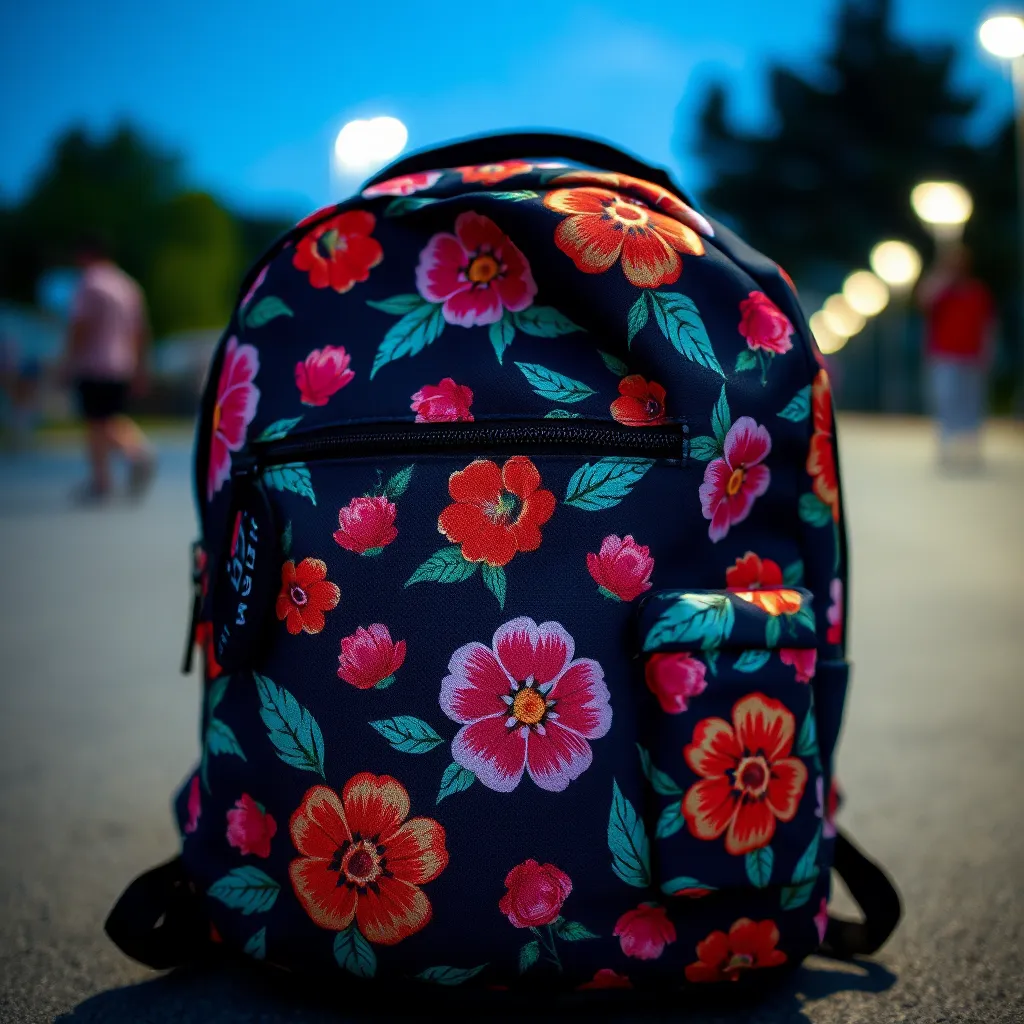 Exploring Small Floral Backpacks in Skate Culture